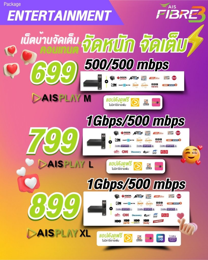 ติดเน็ตบ้าน AIS Fiber – AIS Fiber